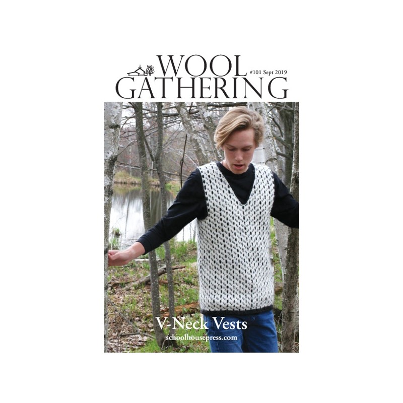 Knitting Pattern, WG 101 V-Neck Vests | Schoolhouse Press