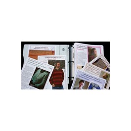 Knitting Tools, Large Binder for Schoolhouse Press Patterns ...