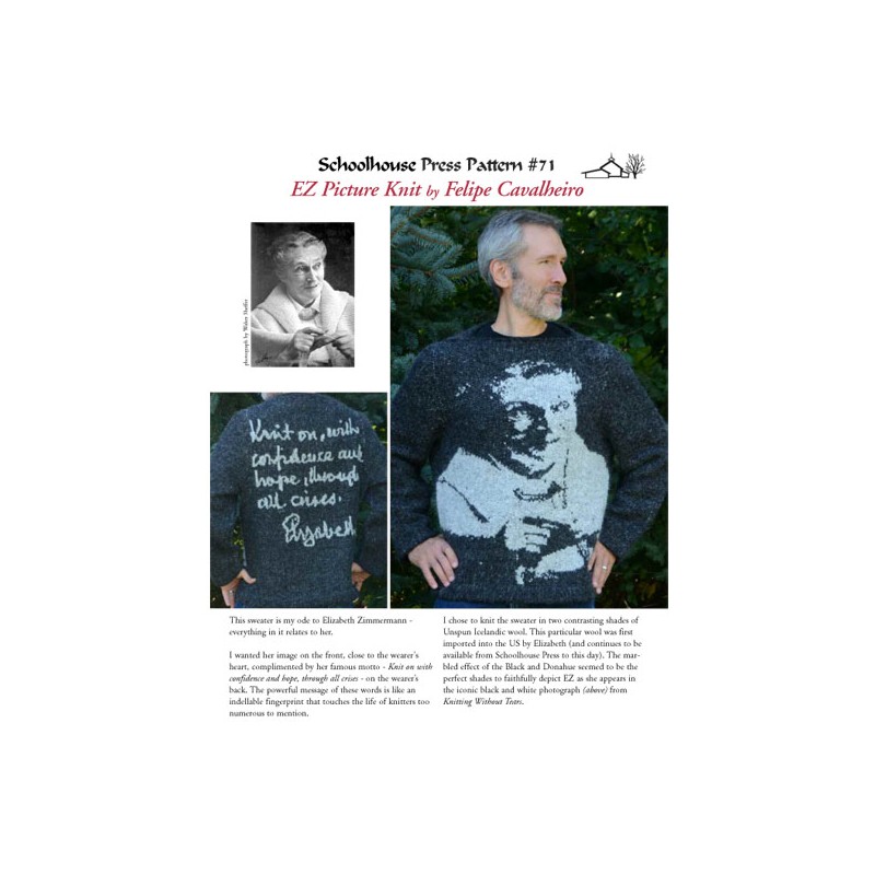 Knitting Pattern, EZ Picture Knit - SPP71 | Schoolhouse Press