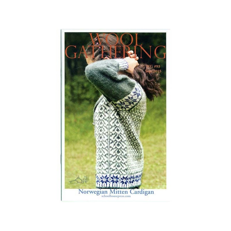 Knitting Pattern, WG 93 Norwegian Mitten Cardigan | Schoolhouse Press
